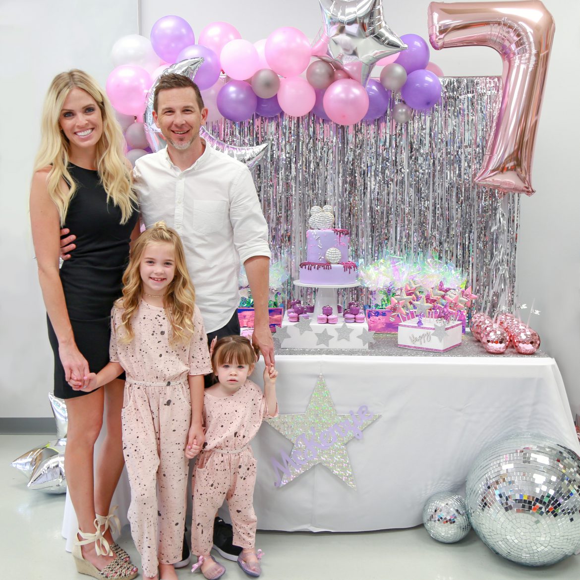McKenzie’s 7th Birthday Disco Art Party - Stephanie Hanna Blog